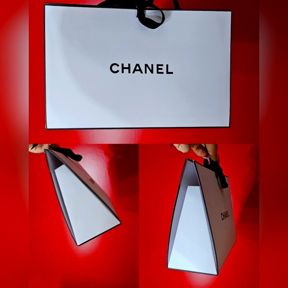 CHANEL | Accessories | Chanel Shopping Paper Bag | Poshmark